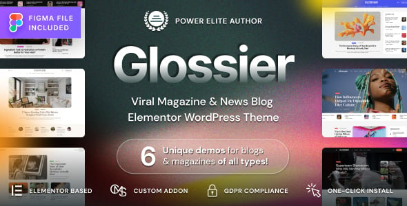Glossier - Newspaper & Viral Magazine Theme